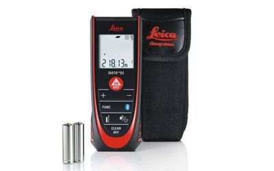 Télémètre laser Leica DISTO D2 avec Bluetooth, portée 100 m