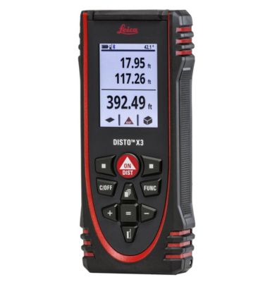 Télémètre laser Leica DISTO X3 - robuste, étanche, écran pivotant, P2P ...