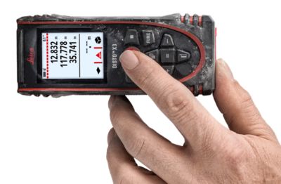 Télémètre laser Leica DISTO X3 - robuste, étanche, écran pivotant, P2P ...