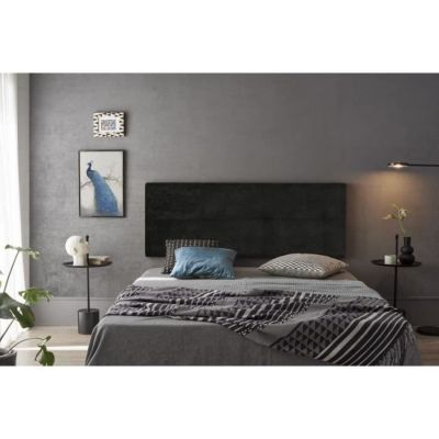 Tête de lit Cala Cala en tissu noir 210