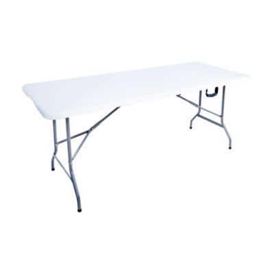 Table a manger fixe sans tiroir MOBILI REBECCA 6 personnes en metal 180 ...