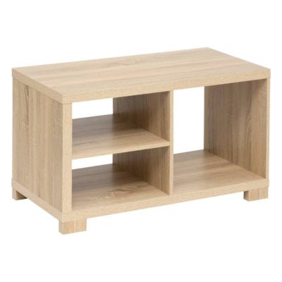 Table basse Beige avec niches 80 x 40 x H 40 cm | Castorama