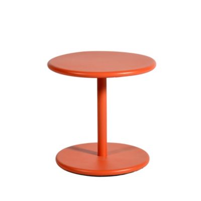 Table basse de jardin aluminium Pop terracotta Arcane H.44 cm