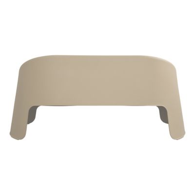 Table basse de jardin en résine Beige BARBARA