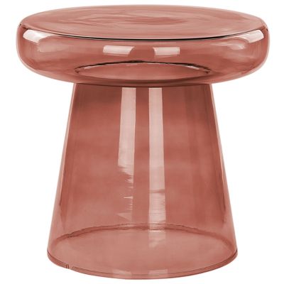 Table d'appoint CALDERA Verre Rouge | Castorama