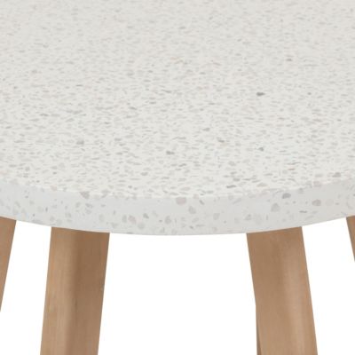 Table d'appoint de jardin bois d'eucalyptus Lemindo ⌀50 cm Hespéride