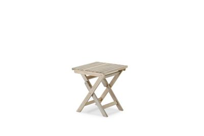 Table d'appoint pliante en bois clair 40x40x45 - Java Light