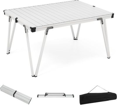 Table de Camping Pliante,93x69x47,5 CM avec Structure Stable,Sac ...
