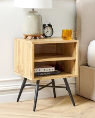 Table de chevet LUBOCK Marron clair