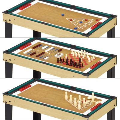 Table de jeux 10 en 1 - Baby-Foot - Billard - Ping Pong - Hockey ...