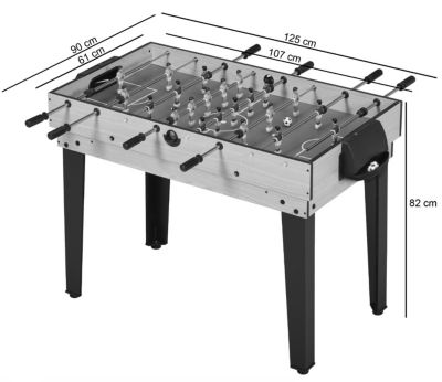 Table de jeux 10 en 1 - Baby-Foot - Billard - Ping Pong - Hockey ...