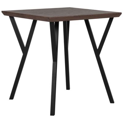 Table de repas BRAVO Marron foncé 70 cm 70 cm