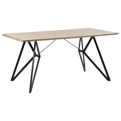 Table de repas BUSCOT Marron clair 160 cm 90 cm | Castorama