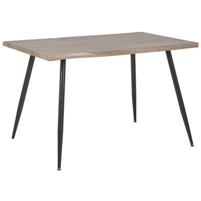 Table de repas LUTON Marron clair 120 cm 80 cm