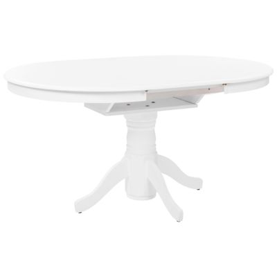 Table de salle à manger extensible AKRON Blanc 106/150 cm 106 cm