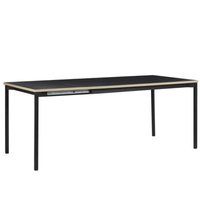 Table de salle à manger extensible AVIS Noir 140/190 cm 90 cm | Castorama