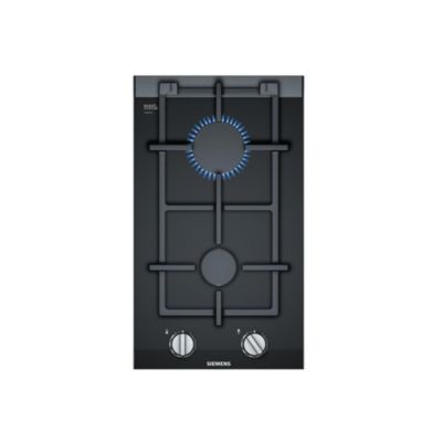 Table domino gaz 30cm 4700w noir Siemens ER3A6BB70 | Castorama