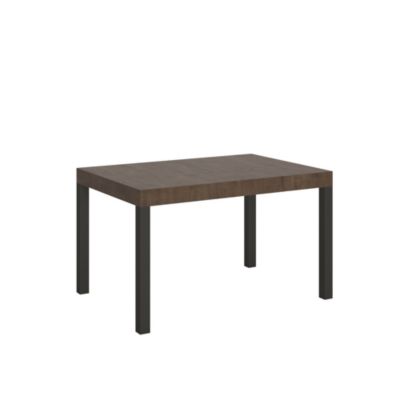 Table extensible 140/400x90 cm Everyday pieds noyer anthracite