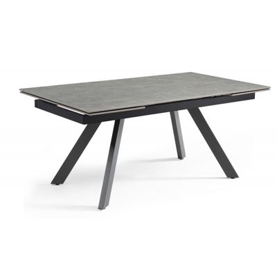 Table extensible 160-240 cm céramique gris marbré pieds inclinés - ARIZONA 08 | Castorama