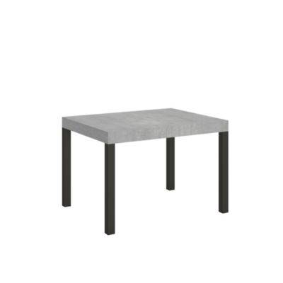 Table extensible 80x120/204 cm Everyday Cement structure Anthracite ...