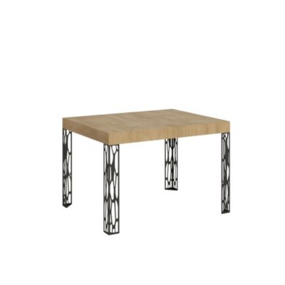 Table extensible 80x120/204 cm Ghibli Chêne Nature Structure Anthracite ...