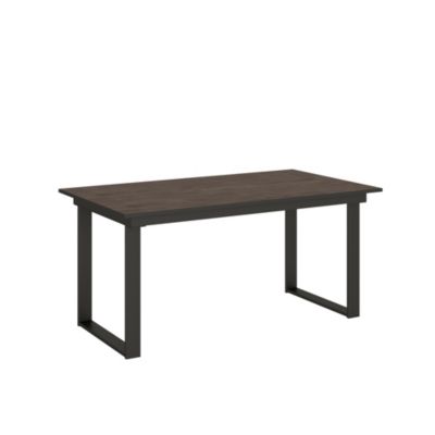 Table extensible 90x160/220 cm Bandos Noyer Structure Anthracite ...