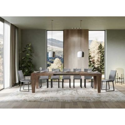 Table extensible 90x160/264 cm Spimbo Noce