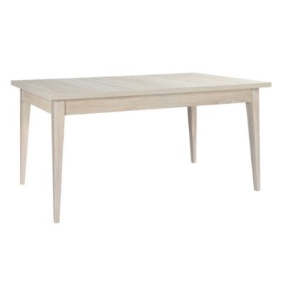 Table MALMO 160 cm coloris chene Sonoma Pour 6 personnes