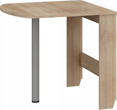 Table à manger semi-ovale pliante Chêne Sonoma 81x80cm modèle-HOMNI 6 ...