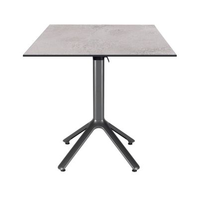Table pliable Nemo pour intérieur/extérieur pierre claire 70x70 - Restootab