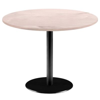 Table ronde 120cm - modèle Rome bois chêne bosco - Restootab