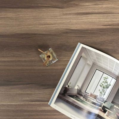 Table ronde 120cm - modèle Rome chêne montagne - Restootab