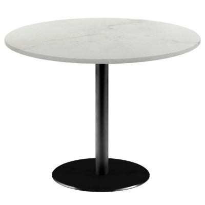 Table ronde 120cm - modèle Rome marbre paro - Restootab