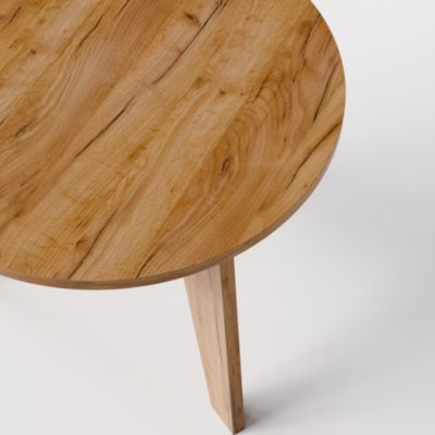 Table ronde ROSE fi90 cm pour cuisine, salon, salle à manger Chêne Craft