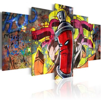 Tableau Angry spray can 100x50 cm