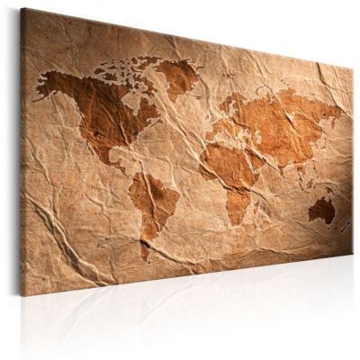 Tableau Cartes du monde Paper Map 60x40 cm