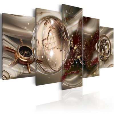 Tableau Golden Compass 200x100 cm