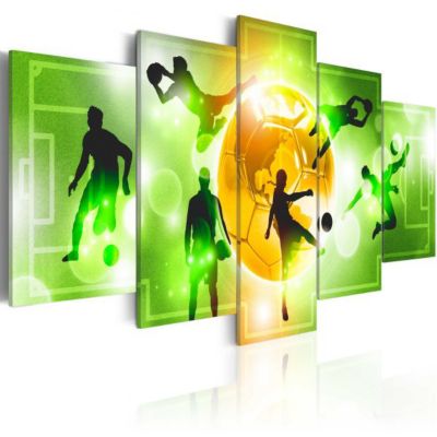 Tableau I Love Soccer 100x50 cm