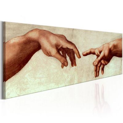 Tableau Peinture religieuse God's Finger 135x45 cm