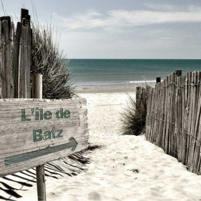 Tableau sur toile île de batz 30x30 cm Fabriqué en France | Castorama