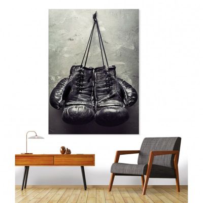Tableau toile XXL en kit Boxe 130 x 180 cm - Toile textile sans PVC