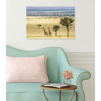 Tableau toile XXL en kit Douce Savane 60 x 40 cm - Toile textile sans PVC