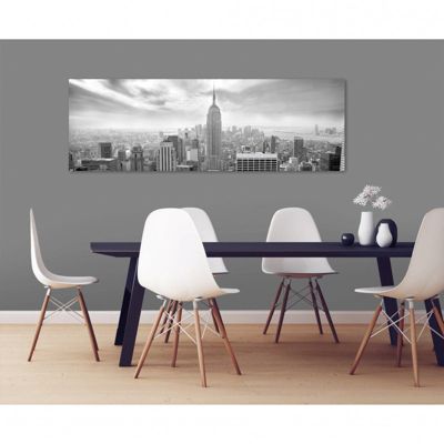 Tableau toile XXL en kit Nyc Nb 180 x 60 cm - Toile textile sans PVC ...