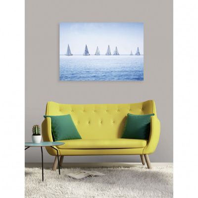 Tableau toile XXL en kit Regate 130 x 90 cm - Toile textile sans PVC