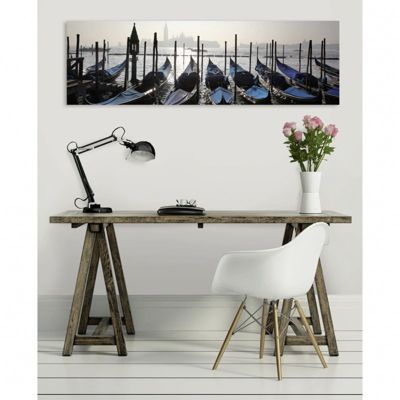 Tableau toile XXL en kit Venise 130 x 40 cm - Toile textile sans PVC