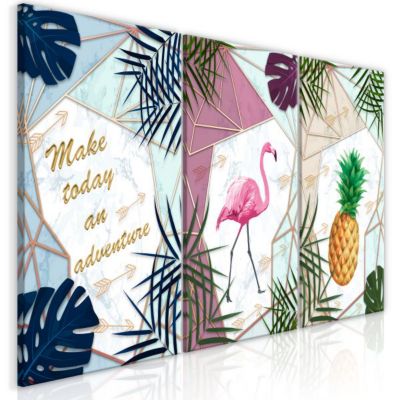 Tableau Tropical Triptych (3 Parts) 60x30 cm