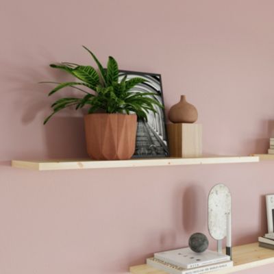 Tablette murale en pin massif GoodHome Rigga L. 80 cm