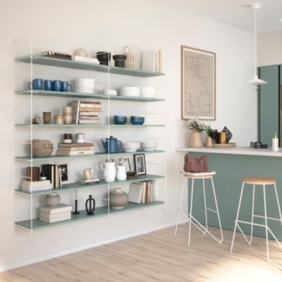 Tablette murale en pin massif GoodHome Rigga L. 80 x P. 29 cm