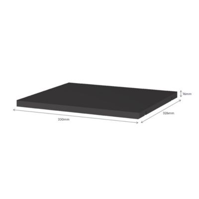 Tablette pour étagère cube GoodHome Mixxit anthracite