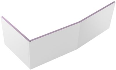 Tablier de baignoire frontal et latéral 170 cm blanc mat Jacob Delafon ...